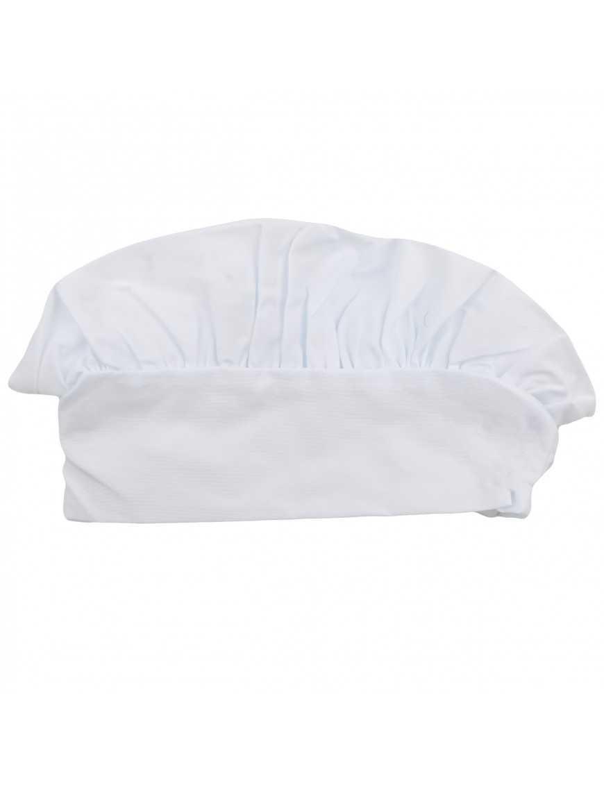 Gorro de Chef Cocinero para Adulto con Elástico - Blanco | Hansel Home