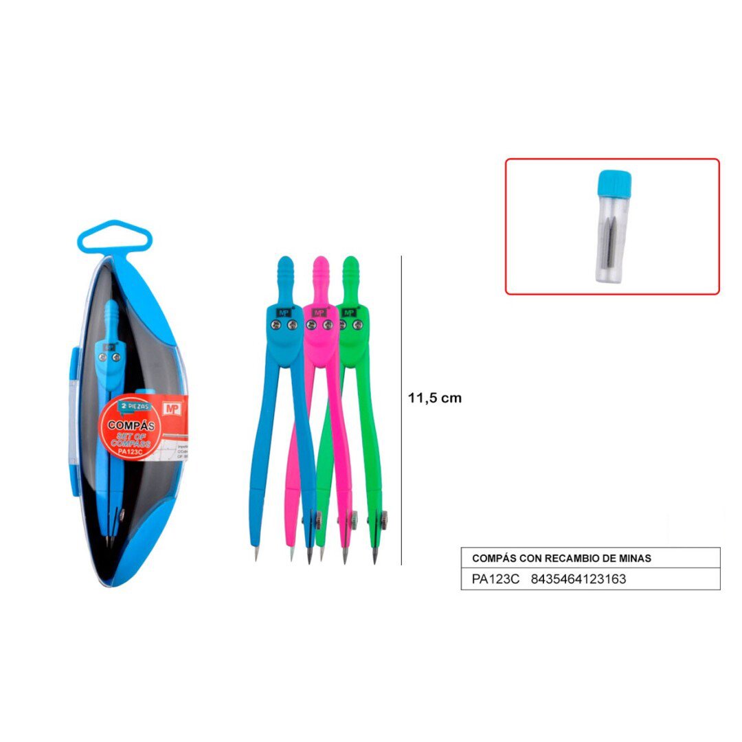 Compas economico de colores Colores Aleatorios 1 Pc | Hansel Home