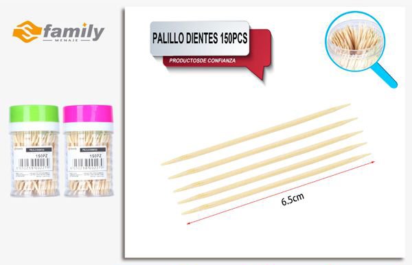 Palillo dientes 150pcs | Hansel Home