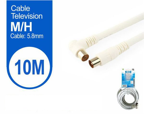 Cable television 10m M/H 9.5mm | Hansel Home