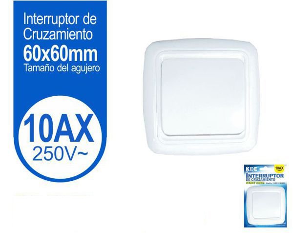 Interruptor De Cruzamiento Combinada Blanco | Hansel Home