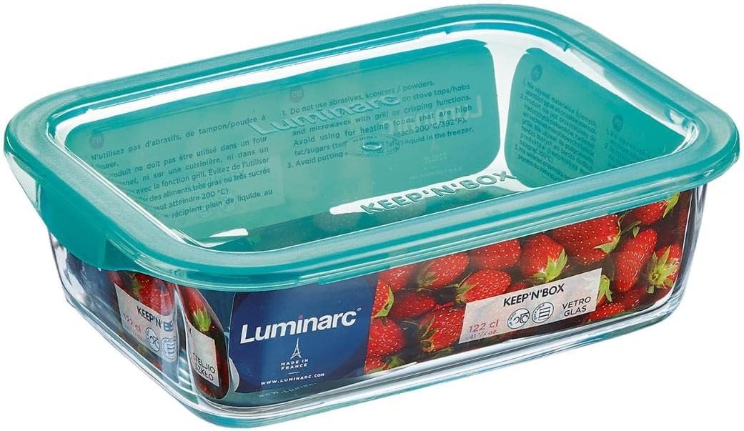 Recipiente rectangular con tapa keepn box lum | Hansel Home